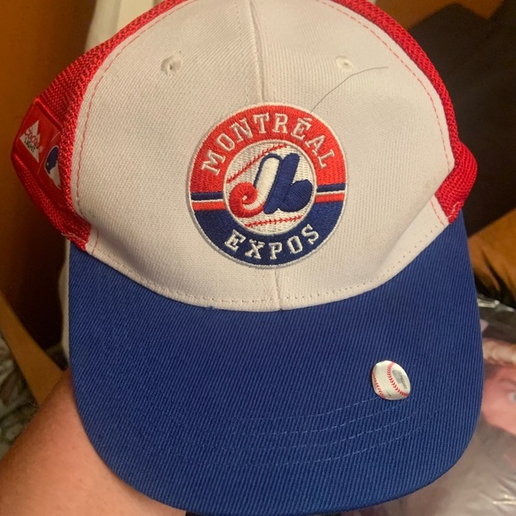 Accessories | Montreal Expos Red And Blue Cap | Poshmark